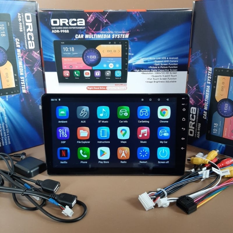 Jual HEAD UNIT ORCA ANDROID ORCA 9 INCH / 10 INCH ANDROID ORCA ECO LITE ...