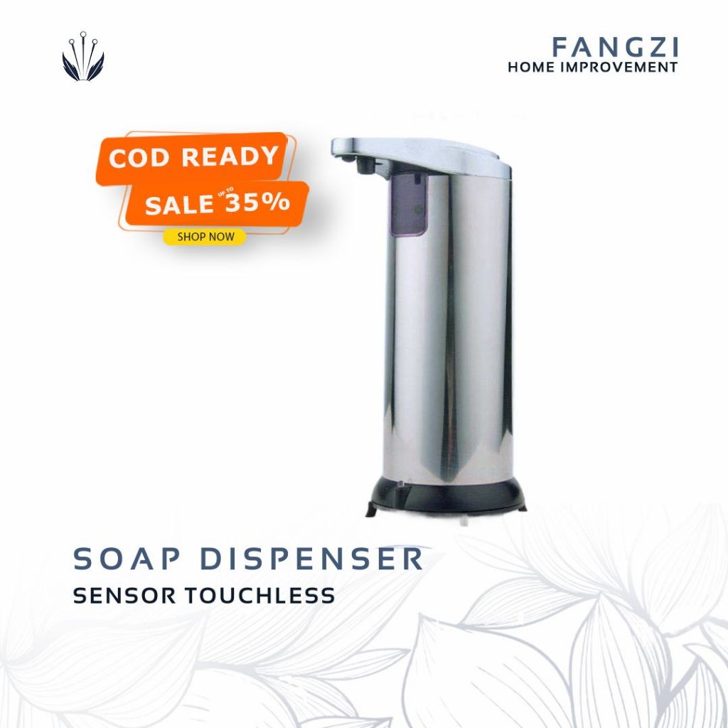 Jual Dispenser Sabun Cair Otomatis Sensor Touchless Stainless Steel ...