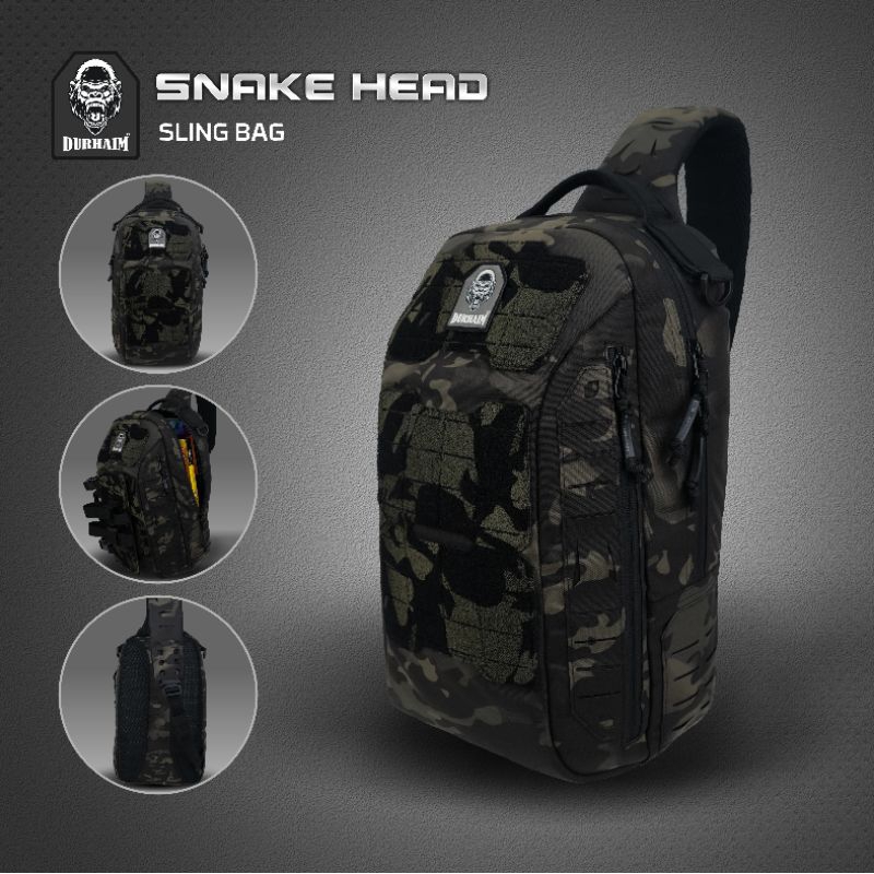 Jual Sling Bag tactical Snake Head Durhaim | Shopee Indonesia
