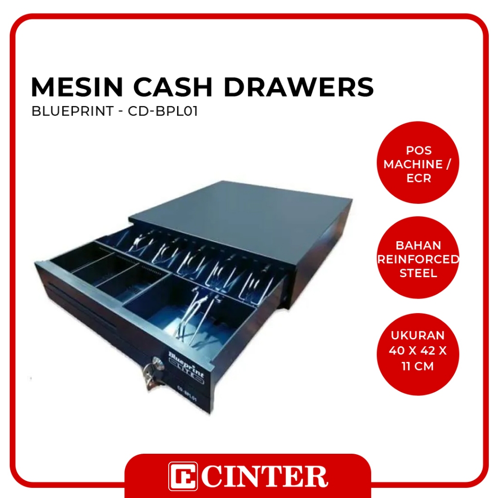 Jual BLUEPRINT LITE - LACI UANG / LACI KASIR / MESIN CASH DRAWERS CD ...