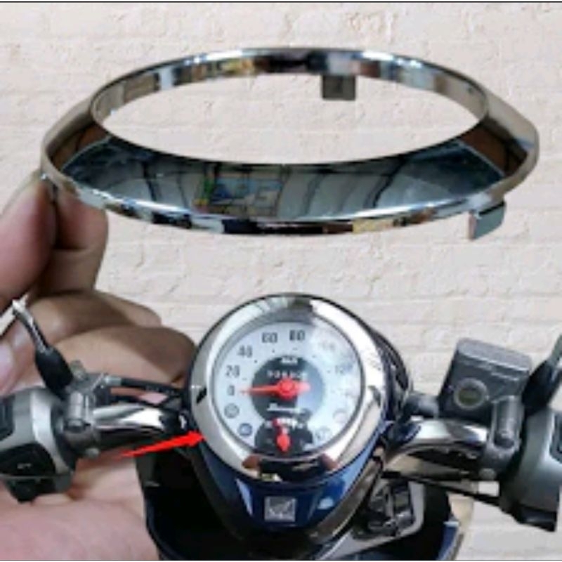 Jual lis cover ring speedometer honda scoopy fi lama k16 non original ...