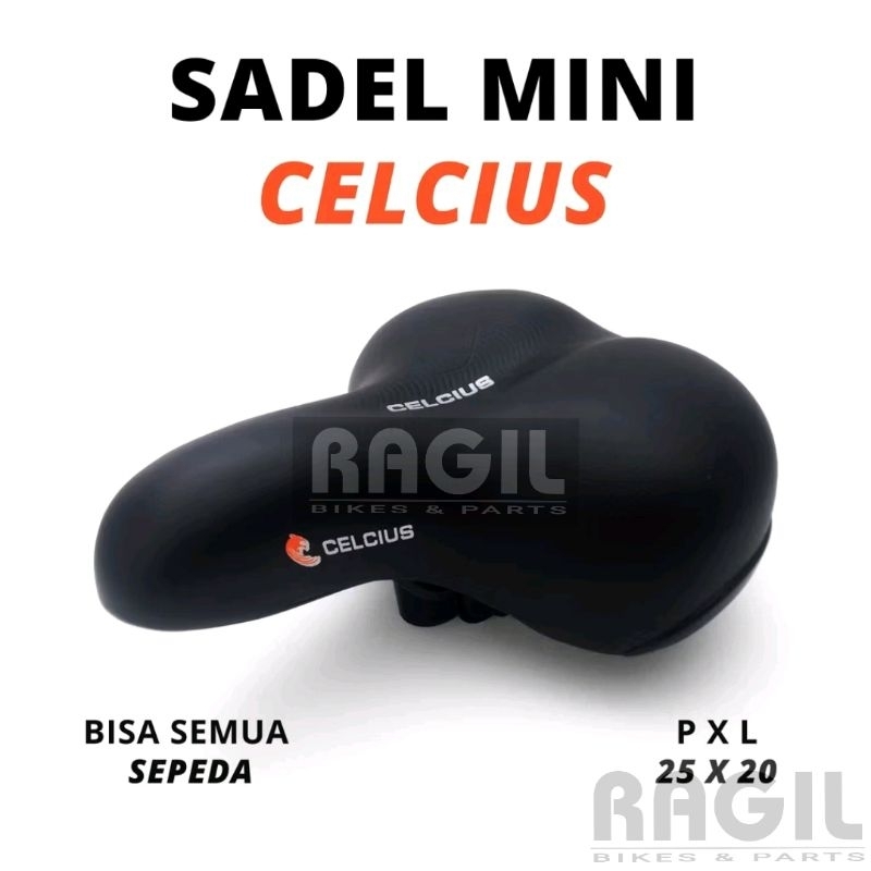 Jual SADEL SEPEDA MINI CELCIUS KEONG SADDLE SEDEL JOK EMPUK TEBAL LEBAR ...