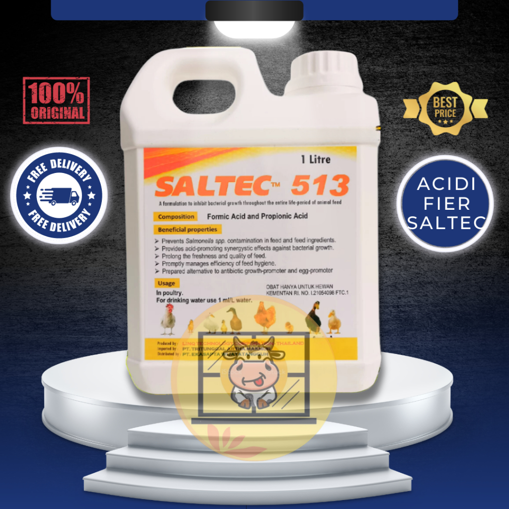 Jual SALTEC 513 1 LITER - Acidifier Cair Asam Propionat Asam Format ...