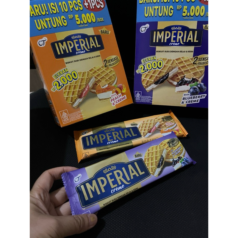 Jual Imperial Biscuit Cream (Perpak Isi 10 Pcs) | Shopee Indonesia