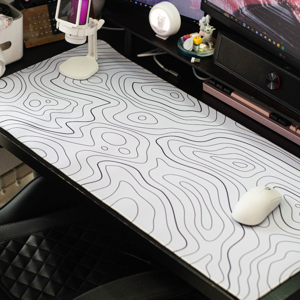 Jual MousePad Topography Abstract Mouse Pad Abstrak Deskmat Office ...