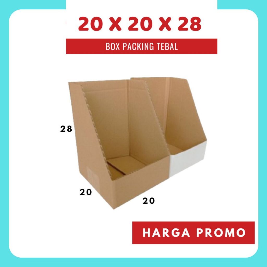 Jual Kardus Rak Kecil 20x20x28 Box File Dus Packing Kotak Kemasan ...
