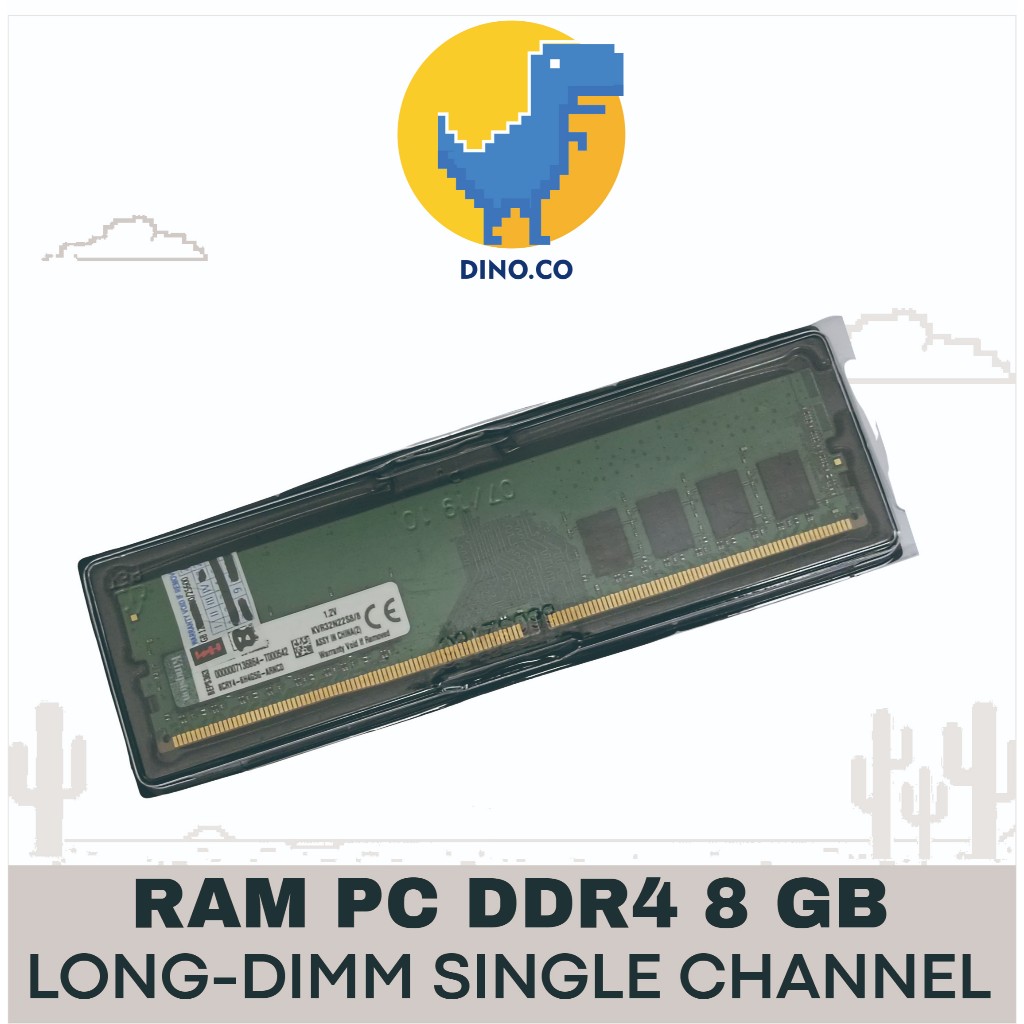 Jual RAM PC DDR 4 8 GB SINGLE CHANNEL ORI RESMI BERGARANSI | Shopee ...