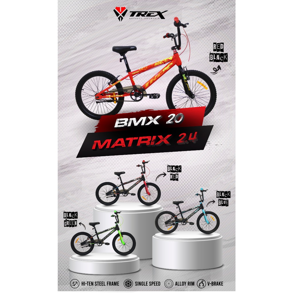 Jual (BATAM) Sepeda BMX 20 TREX MATRIX 2.40 BMX | Shopee Indonesia
