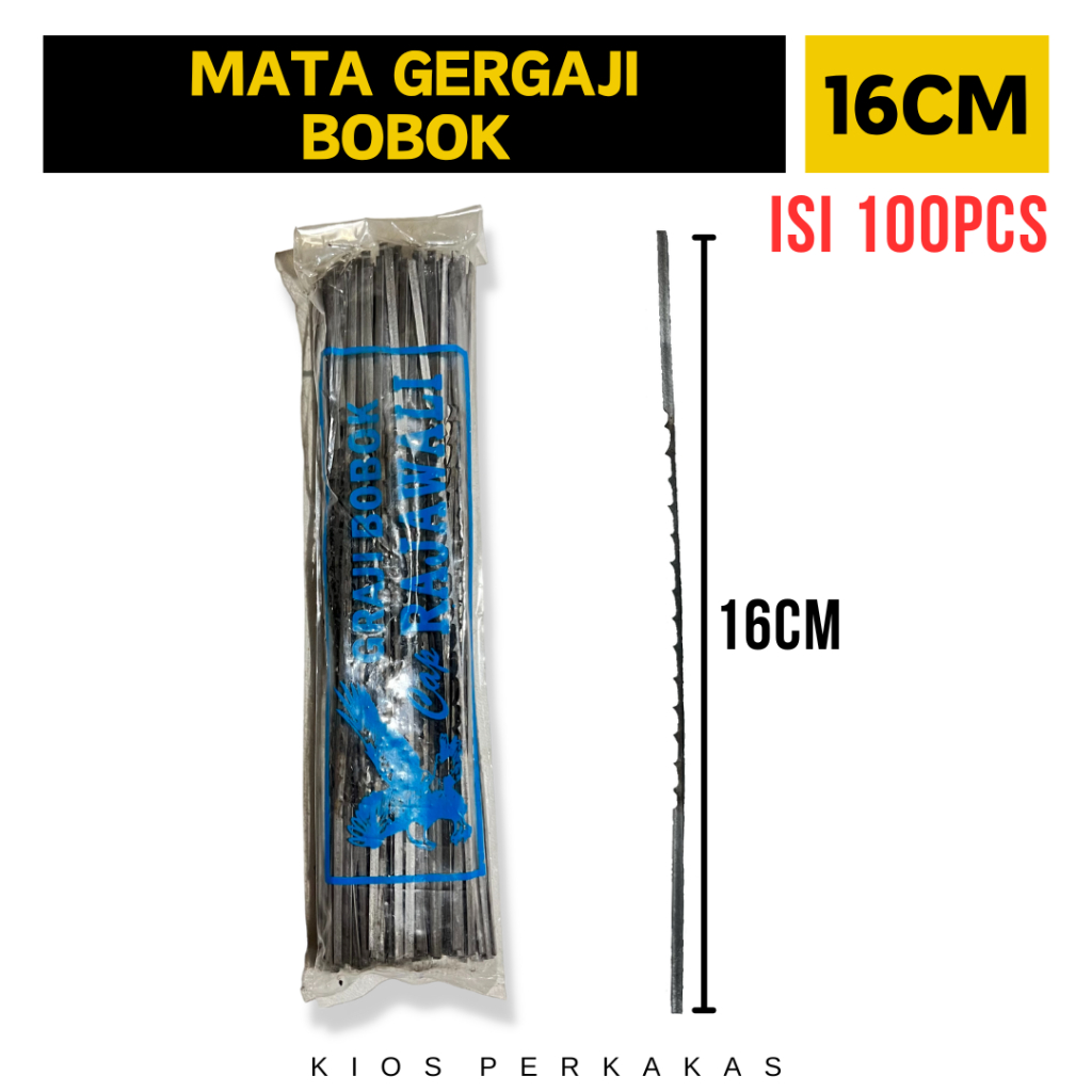 Jual Mata Gergaji Ukir Bobok Kayu/Jigsaw Rakitan Scroll Saw Kayu Ongklok Panjang 16CM Kawat 2 ...