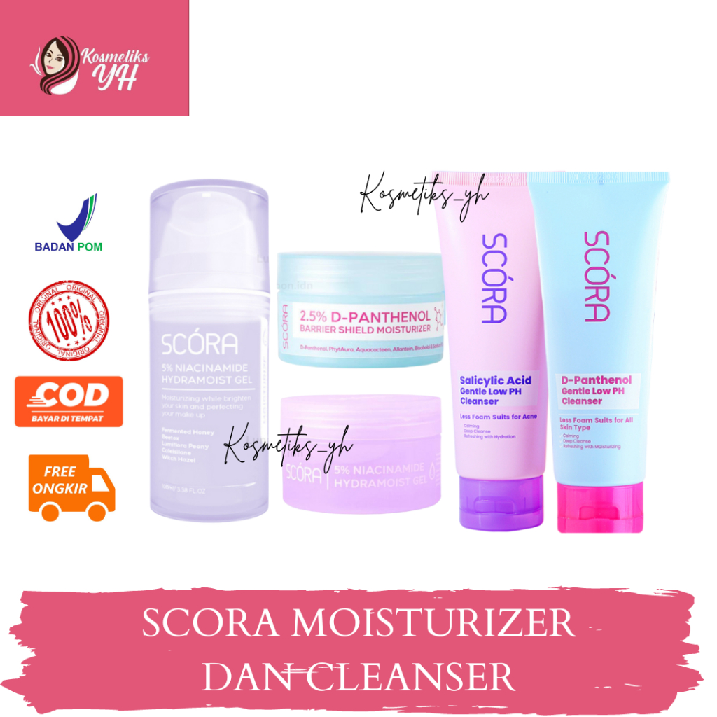 Jual SCORA 5% NIACINAMIDE HYDRAMOIST GEL PELEMBAB WAJAH ATAU SCORA ...