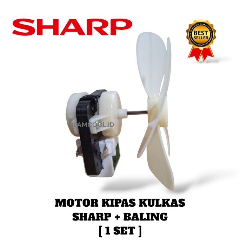 Jual MOTOR FAN KULKAS SHARP 2 PINTU + BALING / FAN KULKAS KIPAS ...
