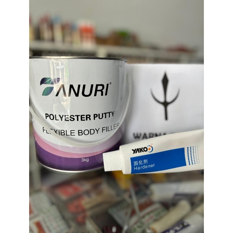 Jual Dempul Tanuri 3 kg / Dempul Tanuri Galon / Dempul Mobil Dempul ...