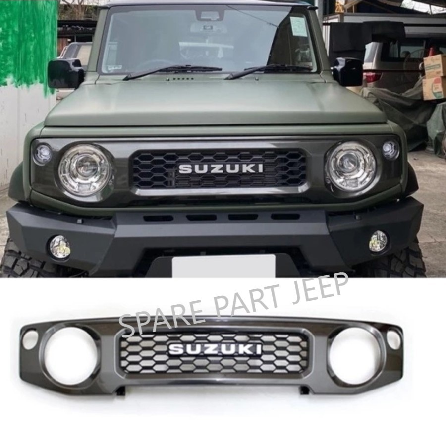 Jual Grille Grill Depan Logo Suzuki Putih Jimny JB74 | Shopee Indonesia