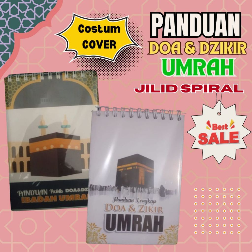 Jual Buku Panduan Doa dan Dzikir Umroh Jilid Spiral Buku Khusus Umrah ...