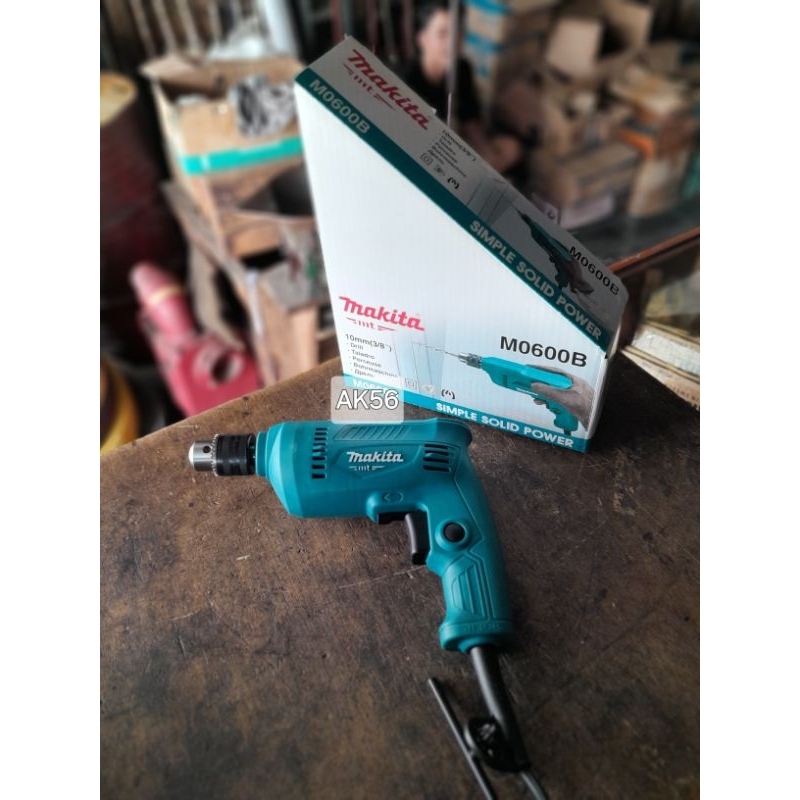 Jual Mesin Bor Makita M0600B Bor Tangan 10mm M 0600 B | Shopee Indonesia