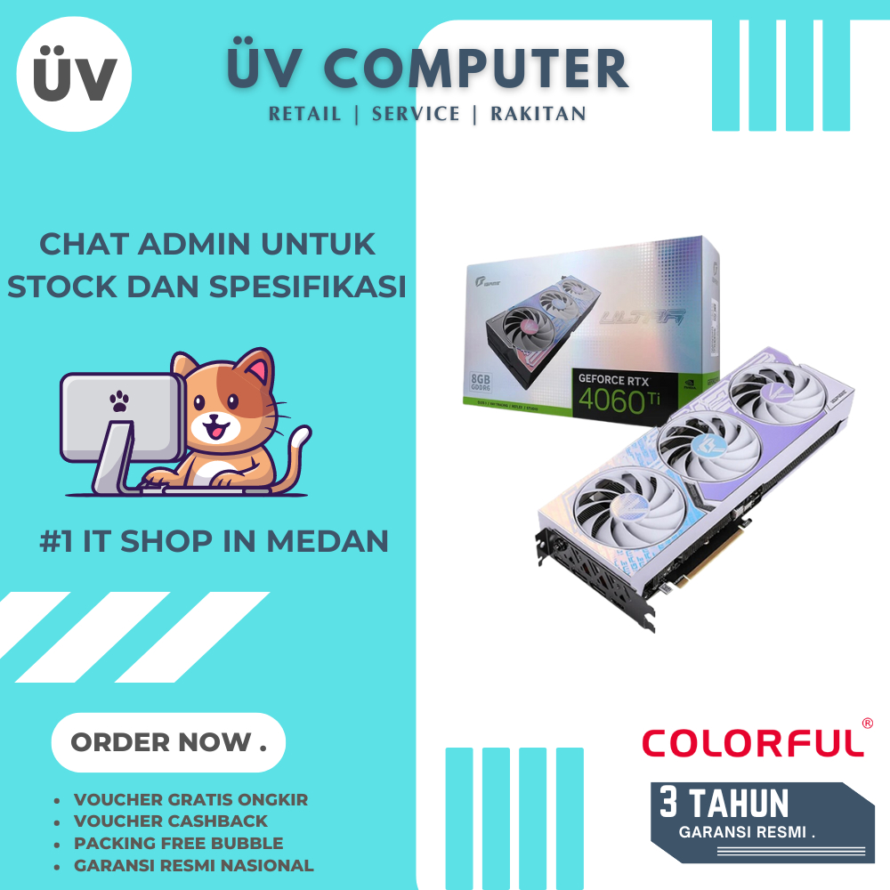 Jual VGA Card Nvidia Geforce | Colorful iGame RTX 4060 RTX4060 Ti Ultra ...