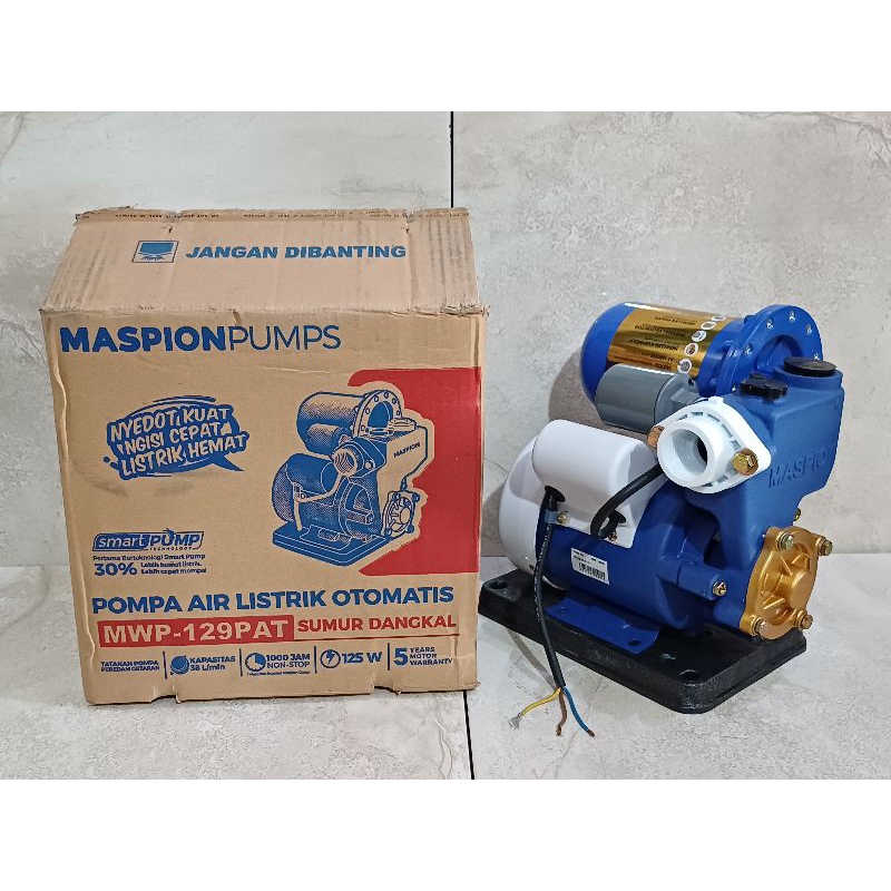 Jual Pompa Air Otomatis Maspion MWP-129PAT Garansi 5 Tahun | Shopee ...