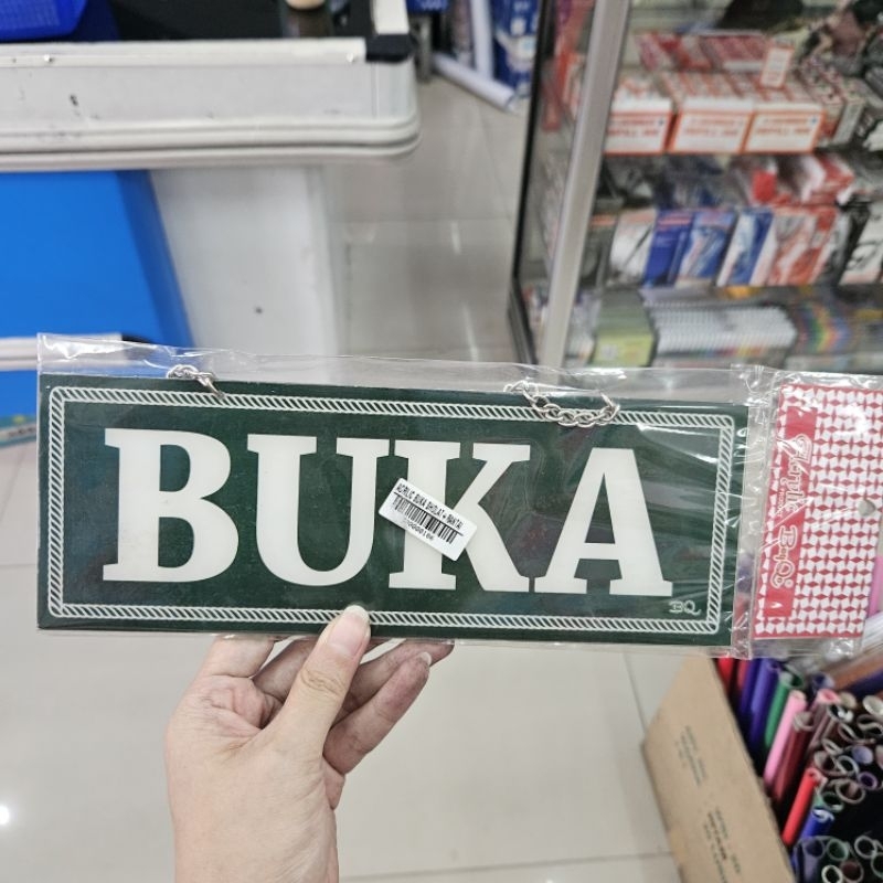 Jual papan acrylic sign board akrilik logo buka open - sedang sholat (2 ...
