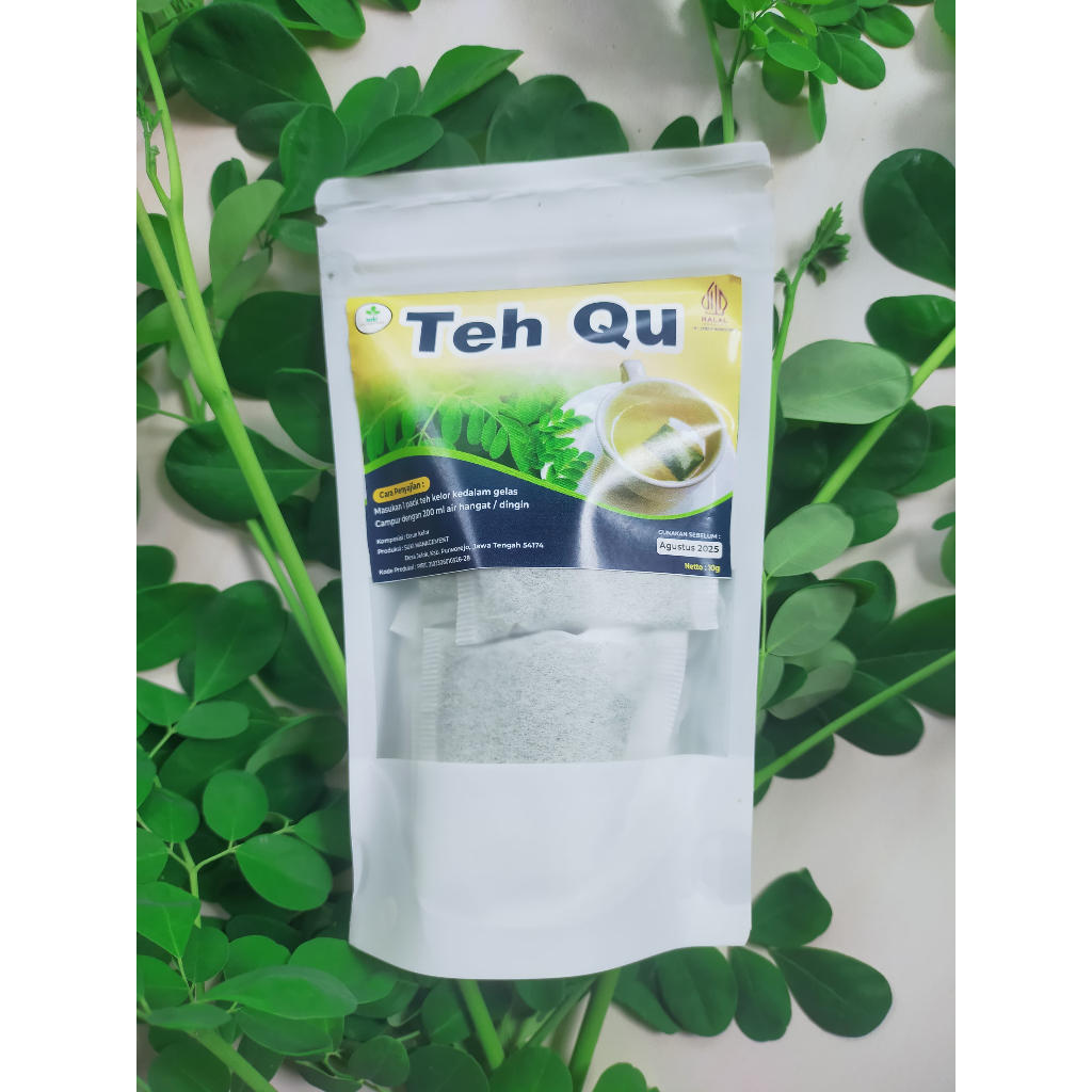 Jual Teh Qu TEH DAUN KELOR 100% original isi 20 celup MURNI TEH DAUN ...