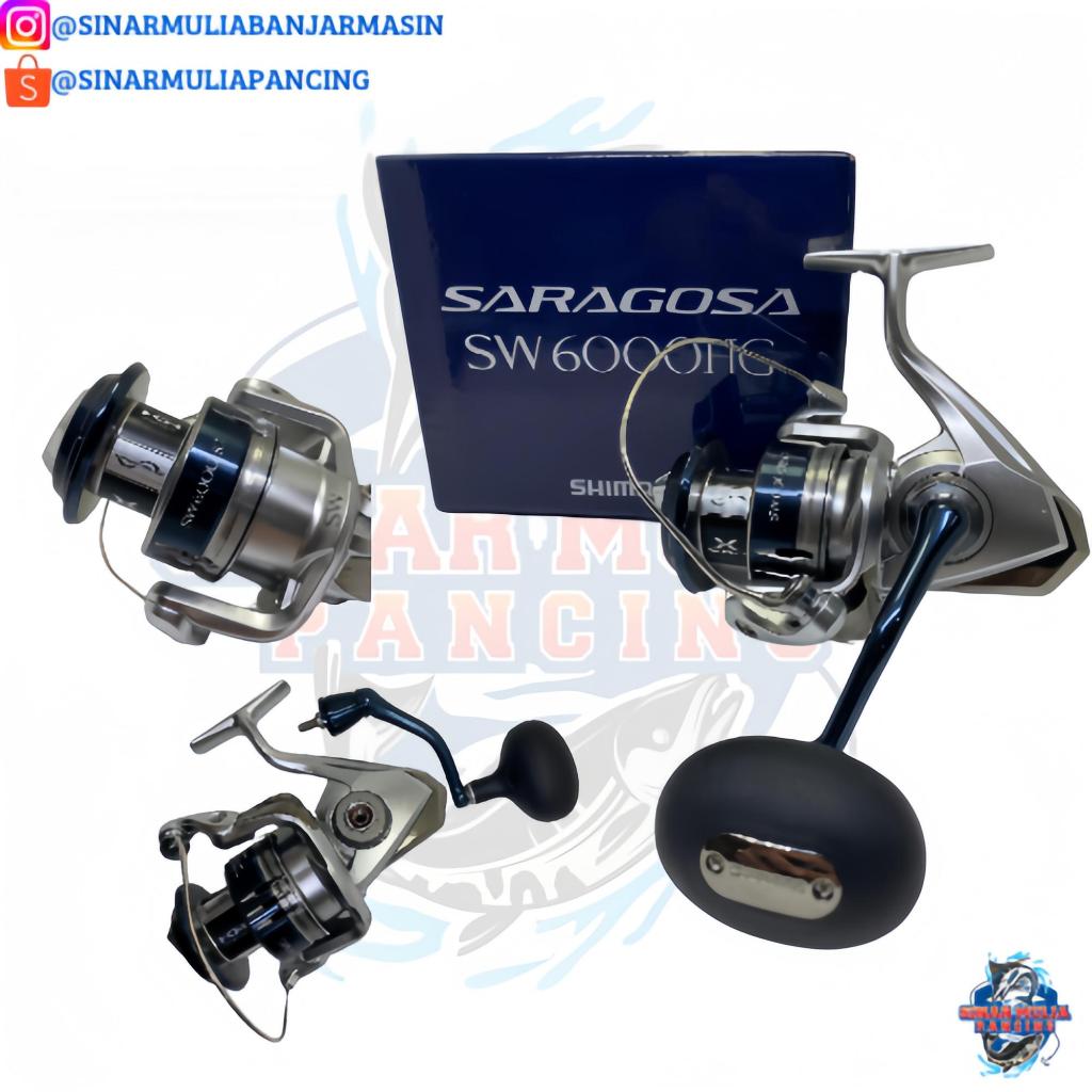 Jual REEL SPINNING SHIMANO SARAGOSA 6000SWHG & 8000SWHG | Shopee Indonesia