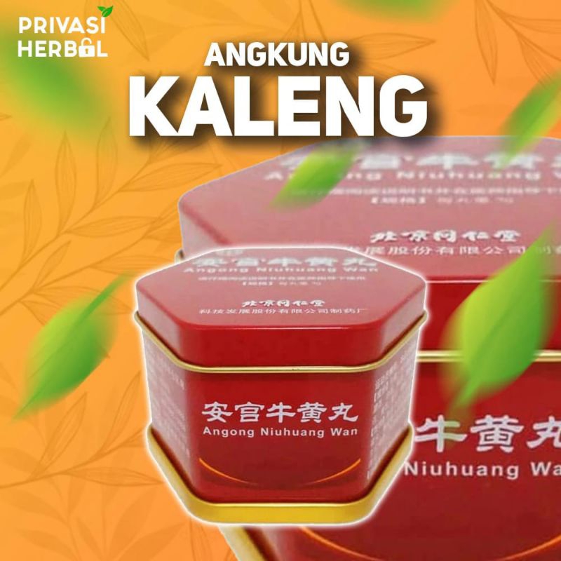Jual Obat Stroke Herbal Angkung Kaleng Original Angong Niuhuwang Wan ...