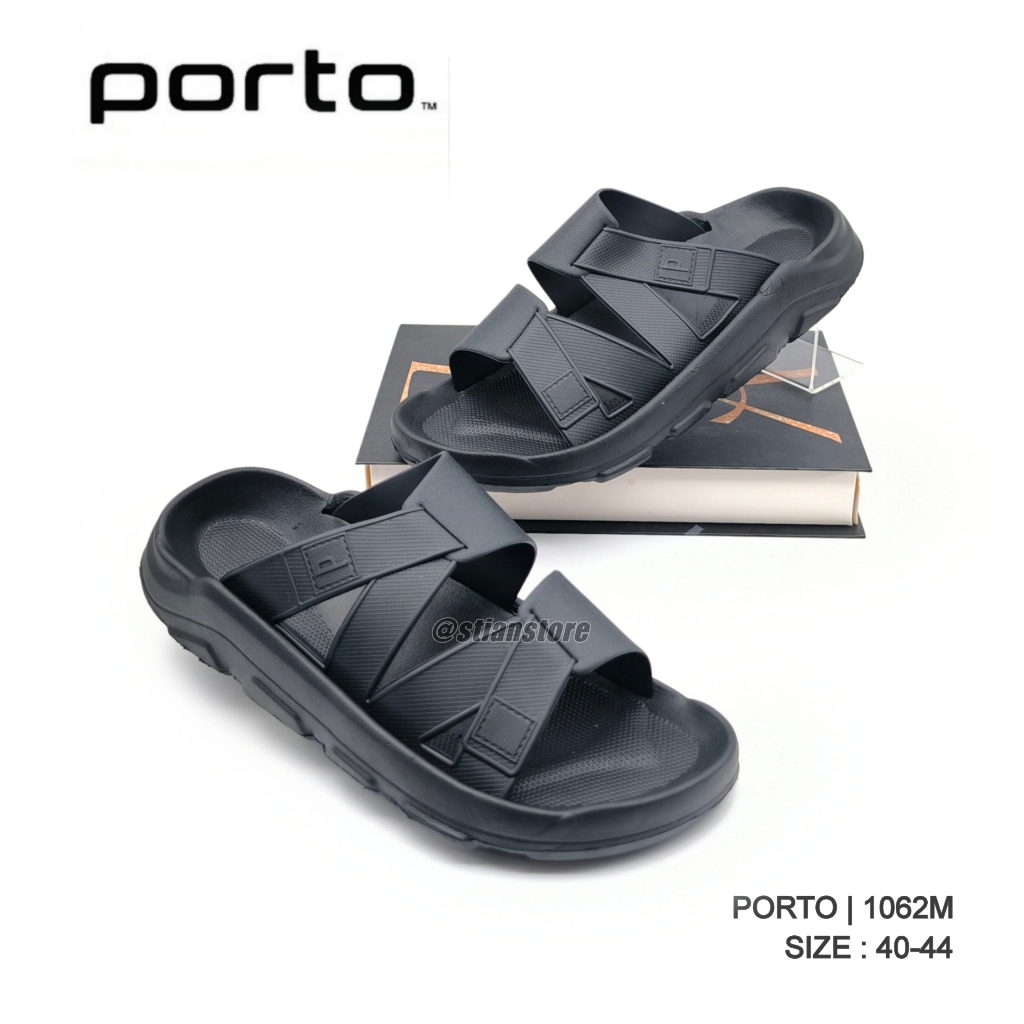 Jual Porto Sandal Karet Sendal Selop Pria Dewasa Nyaman dan Empuk ...
