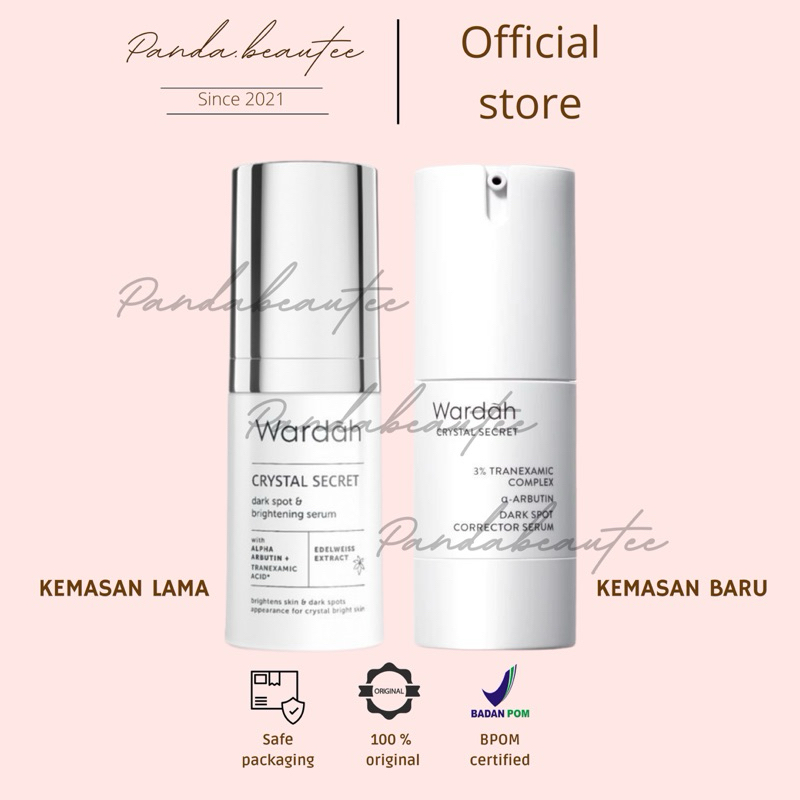 Jual PANDABEAUTEE - Wardah Crystal Secret 3% Tranexamic Complex A ...
