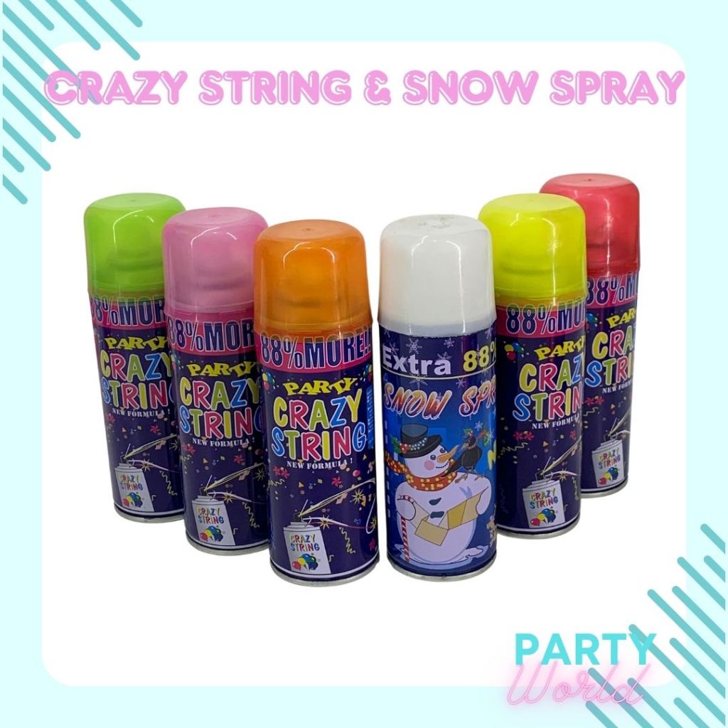 Jual String Spray/Snow Spray Ulang Tahun Party Spray | Shopee Indonesia