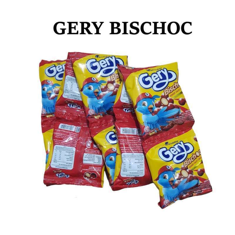Jual GERY BISCHOC 5GR X 10PCS / GERRY BISKUIT BOLA COKLAT | Shopee ...