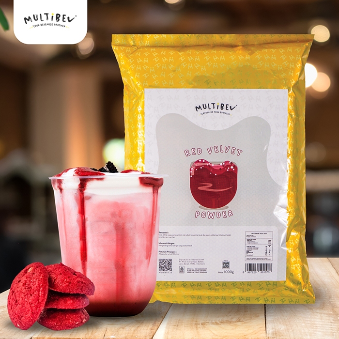 Jual MultiBev - Red Velvet Powder 1Kg - Minuman Bubuk Rasa Red Velvet ...