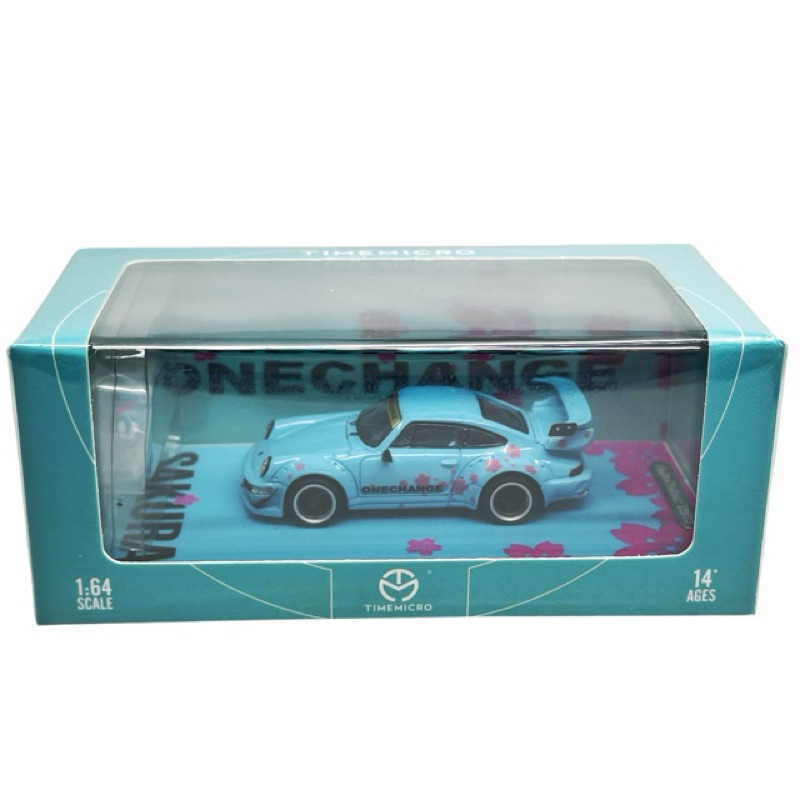Jual Time Micro 64 Porsche RWB GT Wing Sakura Japan w/ Figure Tiffany ...