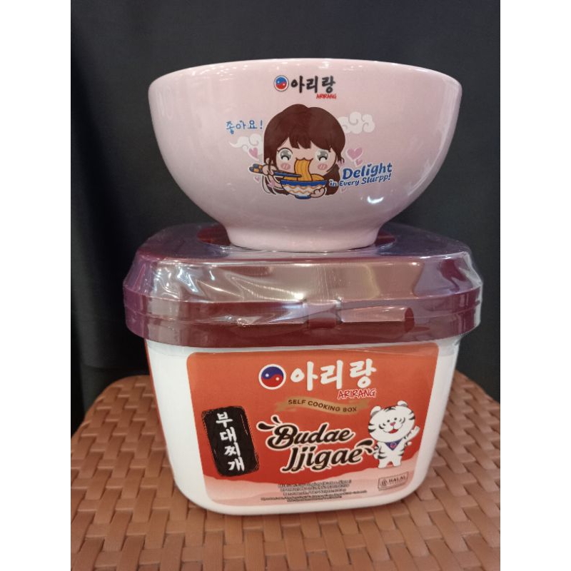 Jual Arirang Self Cooking Budae Jjigae FREE MANGKOK CANTIK | Shopee ...