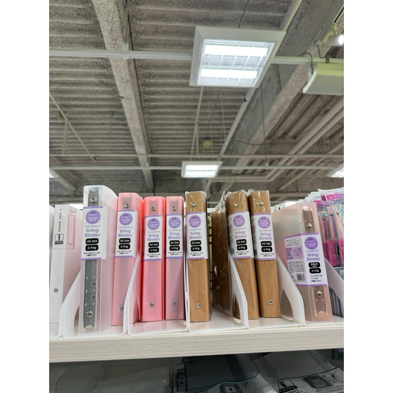 Jual READY STOCK AMIFA BINDER UKURAN A5 6 RING WARNA PINK | Shopee ...