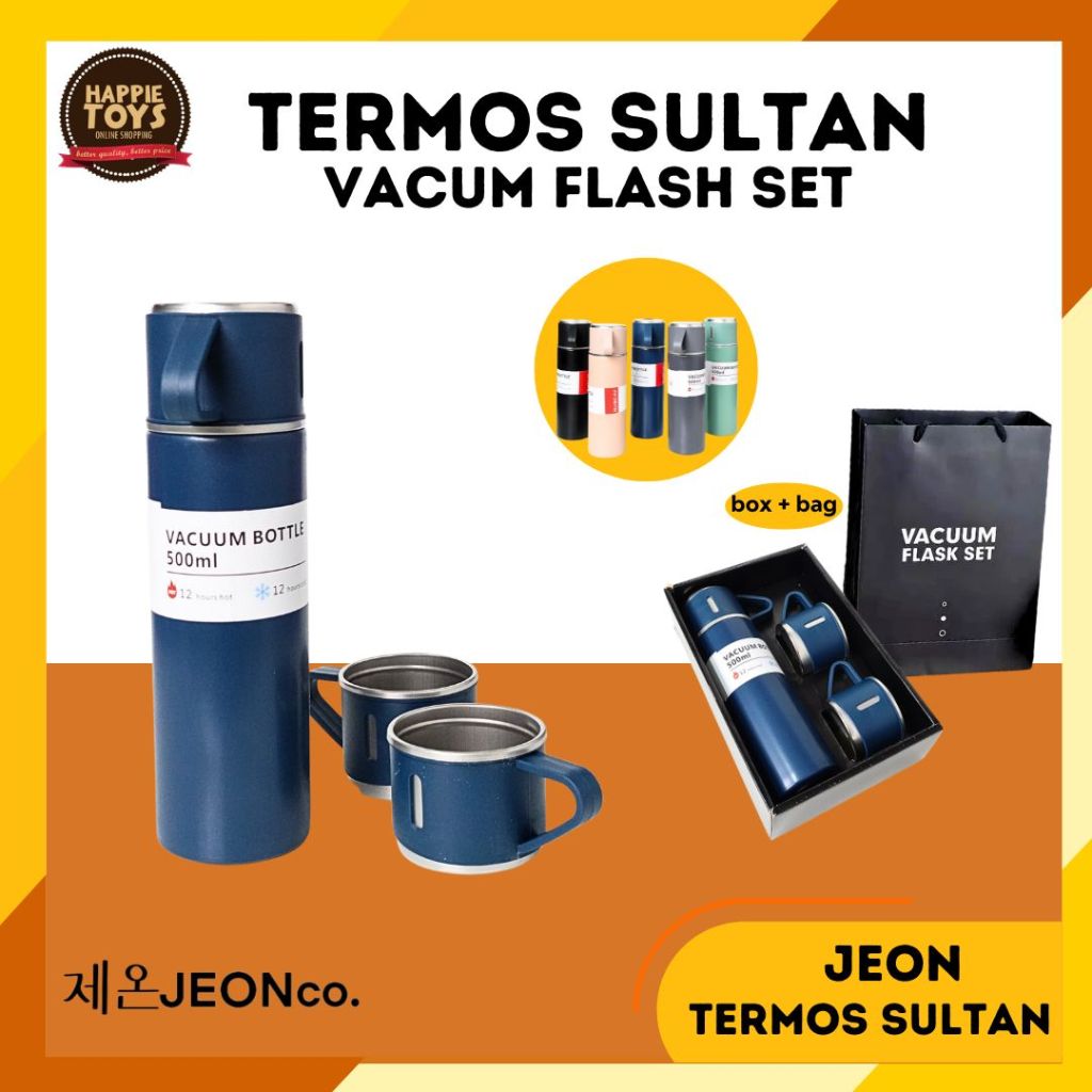 Jual TERMOS SULTAN Vacum Flask Set Botol Minum Cangkir Premium ...