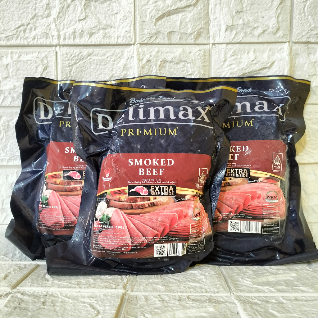 Jual Delimax Smoked Beef Daging Sapi Asap 500gr | Shopee Indonesia