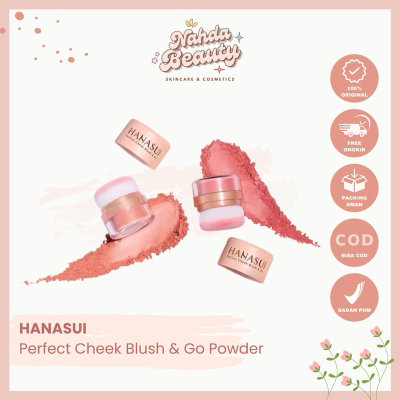 Jual HANASUI Perfect Cheek Blush & Go Powder - Blush On Powder | Bedak ...