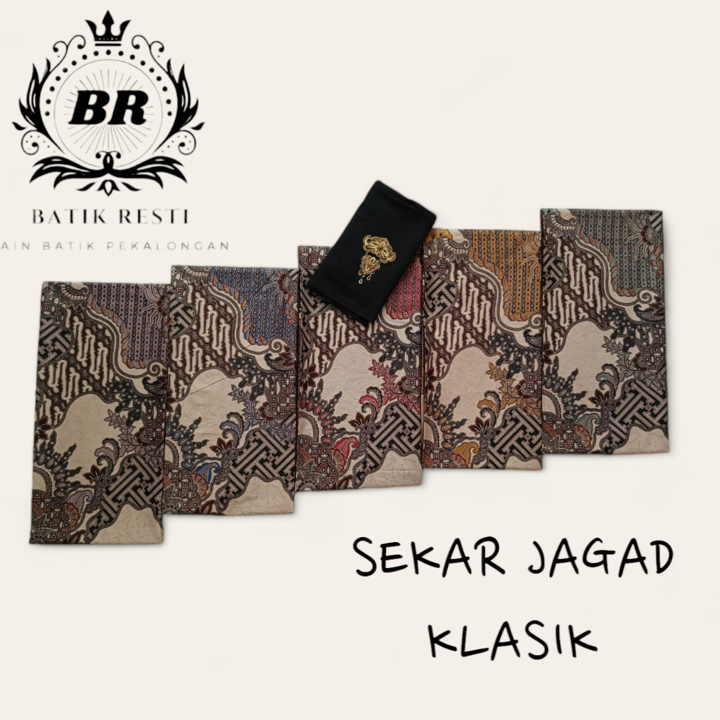 Jual BATIK RESTI Kain Batik Pekalongan Motif Sekar Jagad Klasik Bahan ...