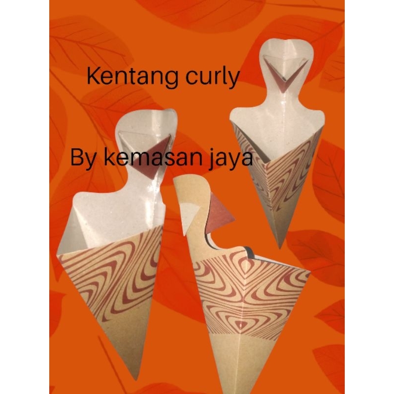 Jual kertas kentang curly crispy 50 pcs | Shopee Indonesia