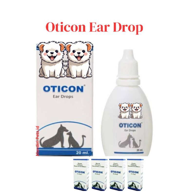 Jual Oticon Ear Drop Pembersih Kotoran Kuping Kucing & Anjing - Oticon ...