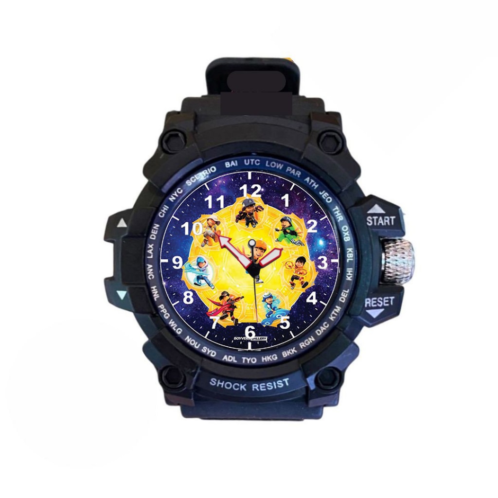 Jual Jam tangan anak sport laki laki boboiboy kuasa 7 elemental ...