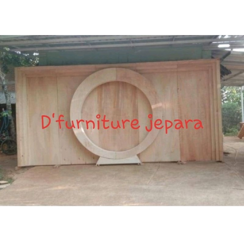 Jual backdrop pelaminan dekor, backdrop pelaminan triplek | Shopee ...