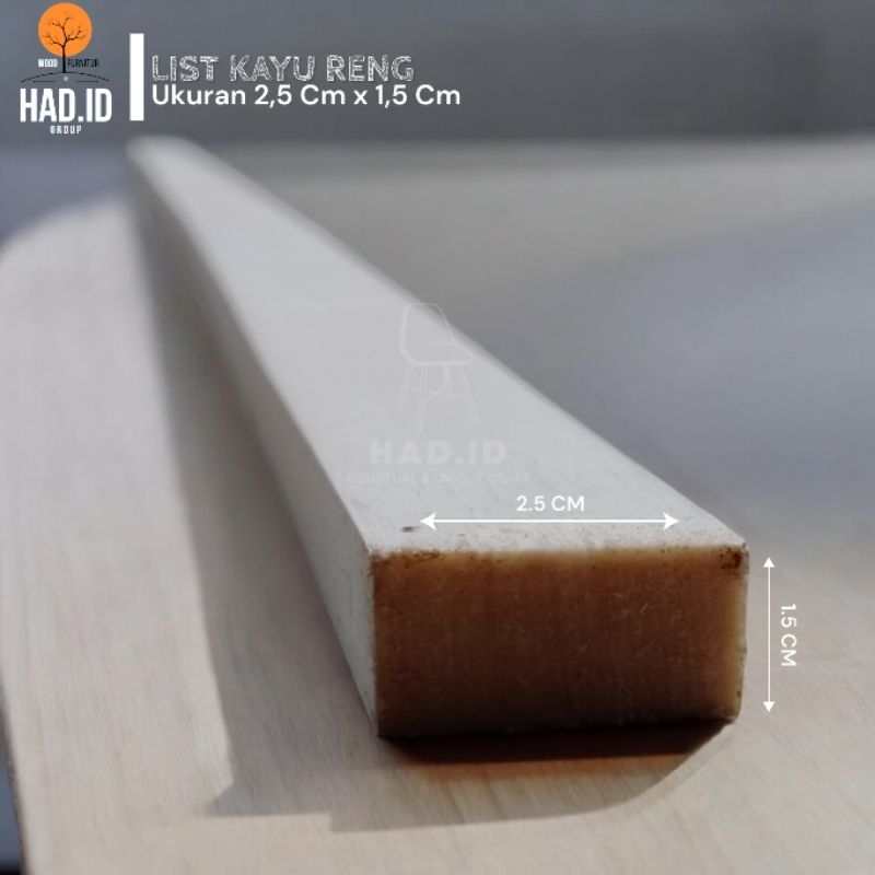 Jual KAYU RENG SERUT 2,5 X 1,5 ISI 10 BATANG PANJANG 1 METER | Shopee ...
