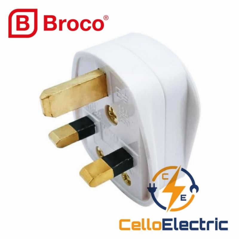 Jual Steker AC Broco Galleo Putih - Steker AC Putih Broco | Shopee ...