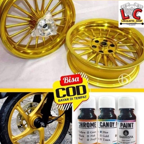 Jual Super Unik Cat Logam Pewarna logam Permanen instan Candy Chrome ...