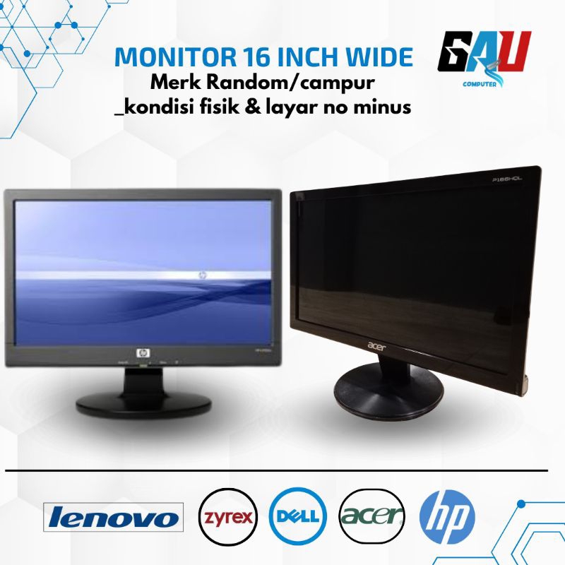 Jual MONITOR LCD 16 INCH WIDE MURAH | Shopee Indonesia
