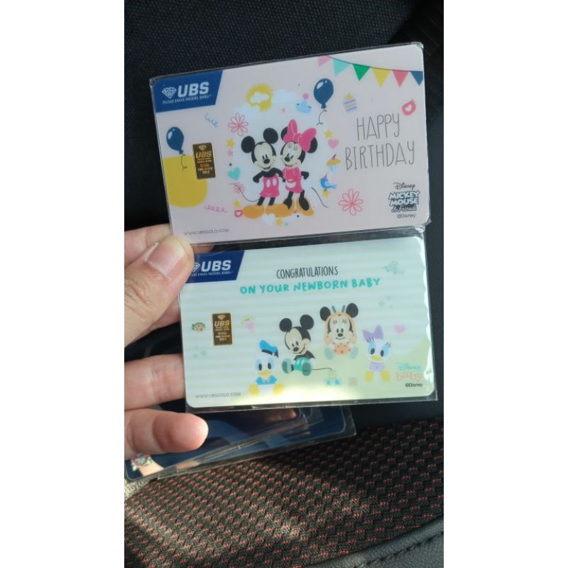 Jual LM UBS 0.5 greetings HBD, Baby born Disney Mickey | Shopee Indonesia