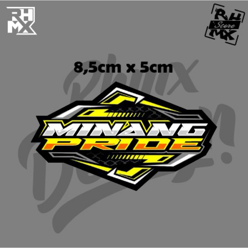Jual sticker MINANG PRIDE racing pack motor viral terbaru stiker MINANG ...