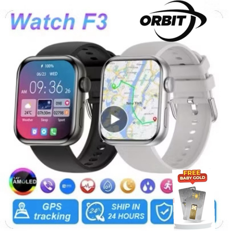 Jual ORBIT WATCH FIT3 Smart Watch for HUAWEI FIT 3 2.04‘’ HD AMOLED ...