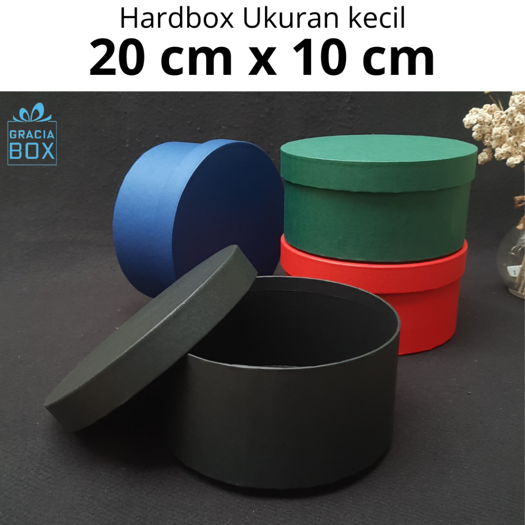 Jual Hardbox Bulat - Round Box - Gift Box - Ukuran Diameter 20 cm x 10 cm | Shopee Indonesia