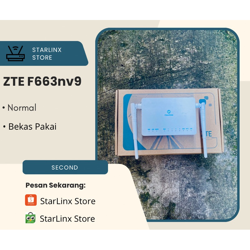 Jual F663nv9 XPON ZTE Modem Router Xpon | Shopee Indonesia